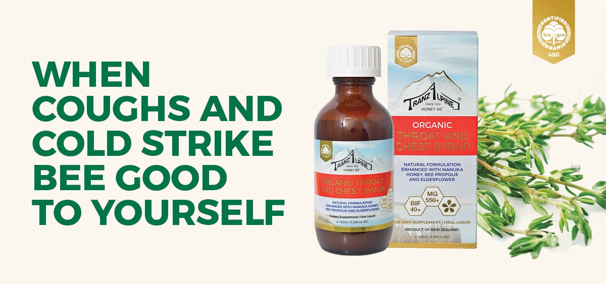TranzAlpineHoney Organic Throat and Chest Syrup